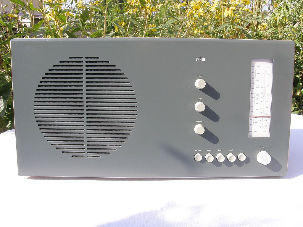 Braun RT 20 Tube Radio Dieter Rams 1960 Bauhaus